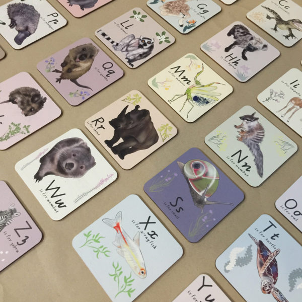 Coloured ABC Tiles | Luna Play